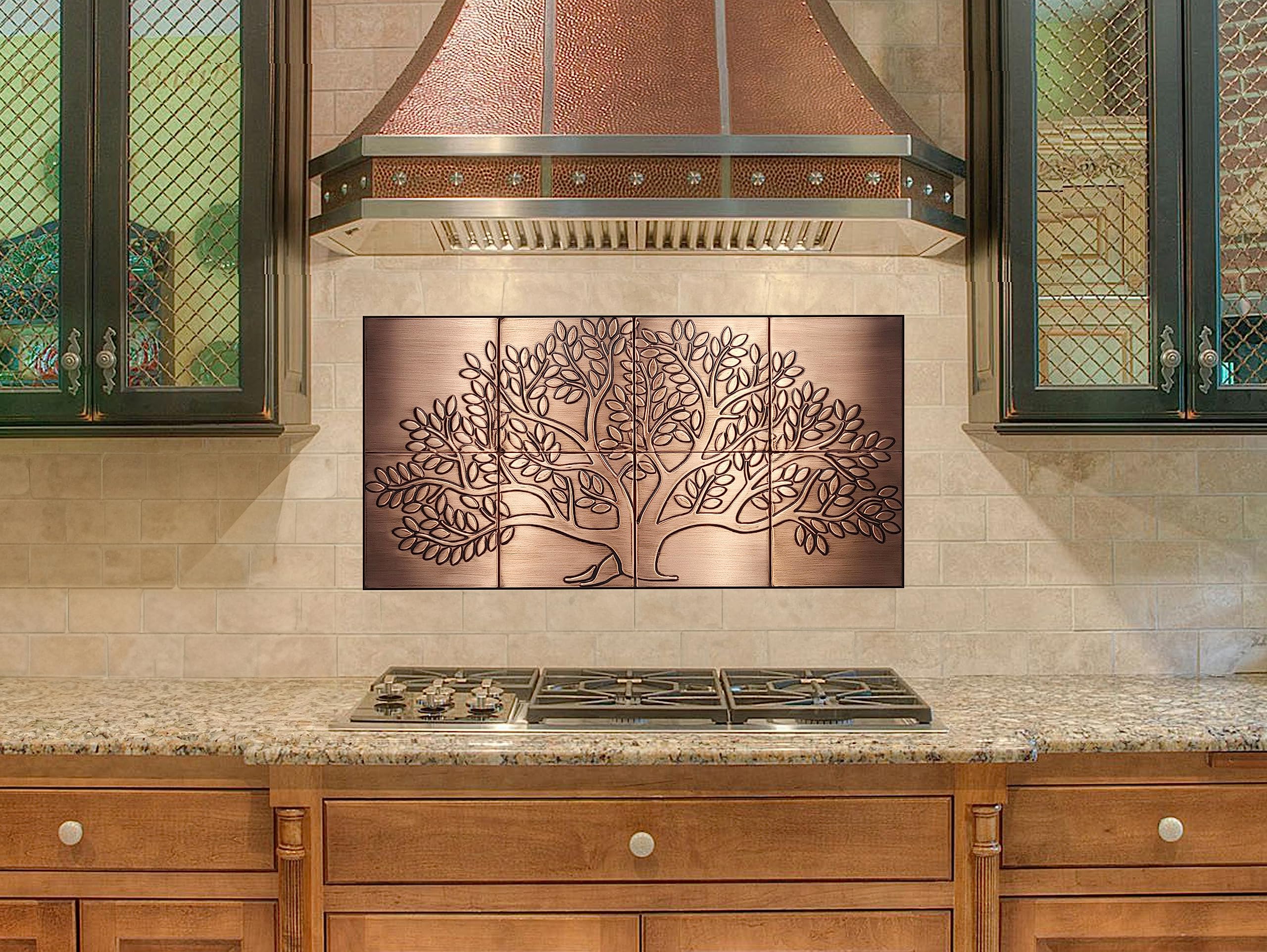 Copper Tiles For Backsplash In Kitchen Copper Metal Copper Kitchen