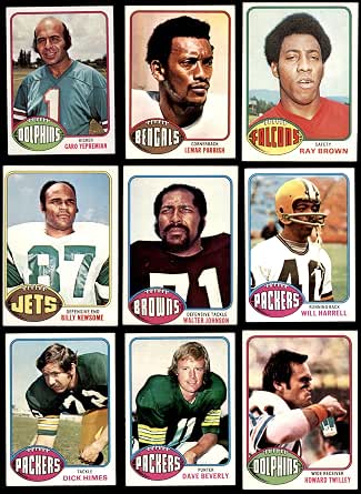 Amazon.com: 1976 Topps Football 50 Card Starter Set/Lot (Football Set ...