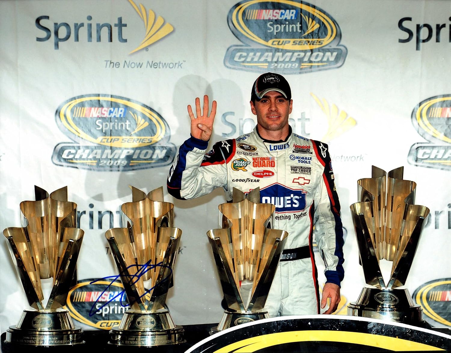 Jimmie Johnson Autographed Photo - 11x14 - JSA Certified - Autographed ...