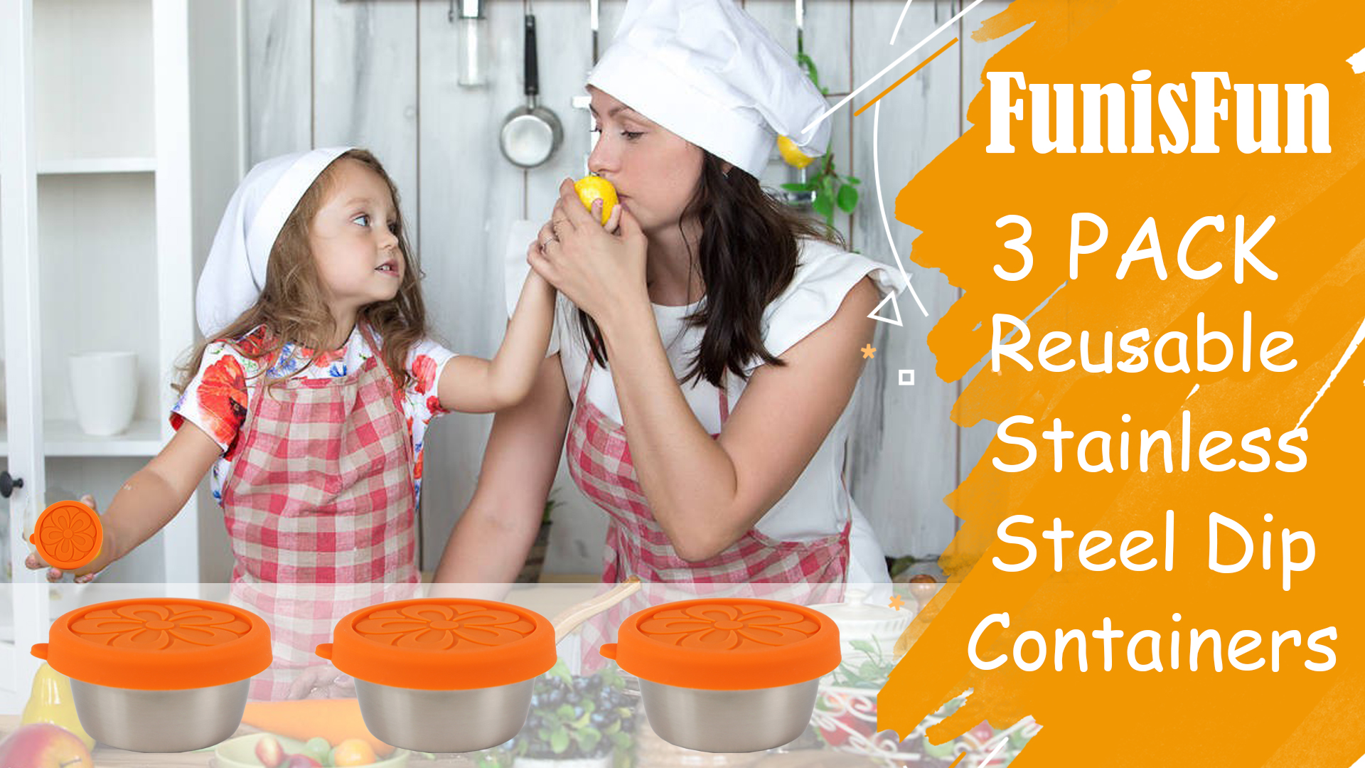 Watch FunisFun 3-Pack Dips Salad Dressing Container To Go on Amazon Live