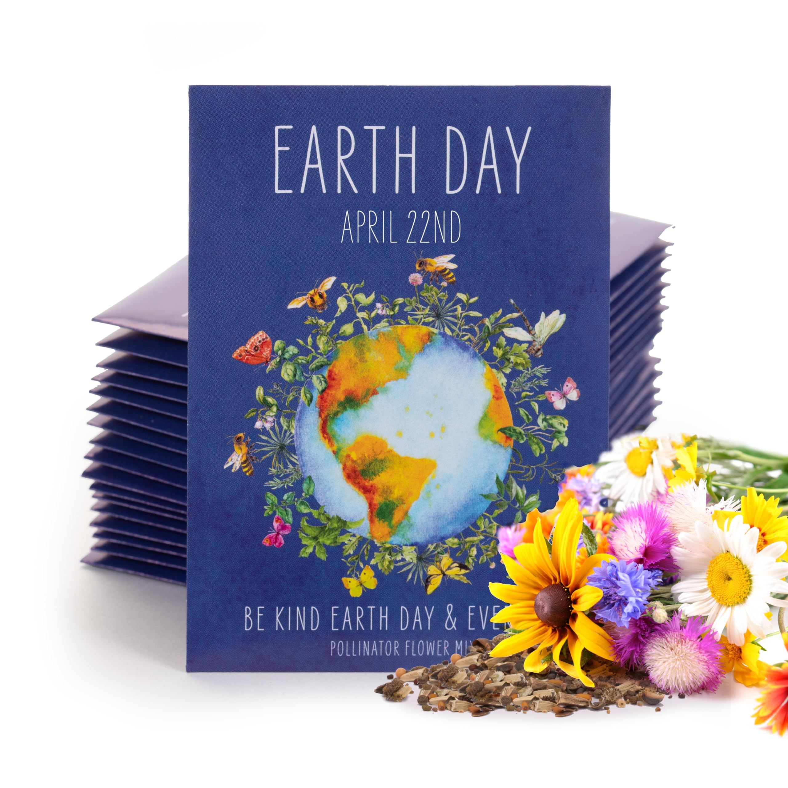 Amazon.com : Bentley Seed Co. | Earth Day Planet Pollinator Flowers ...
