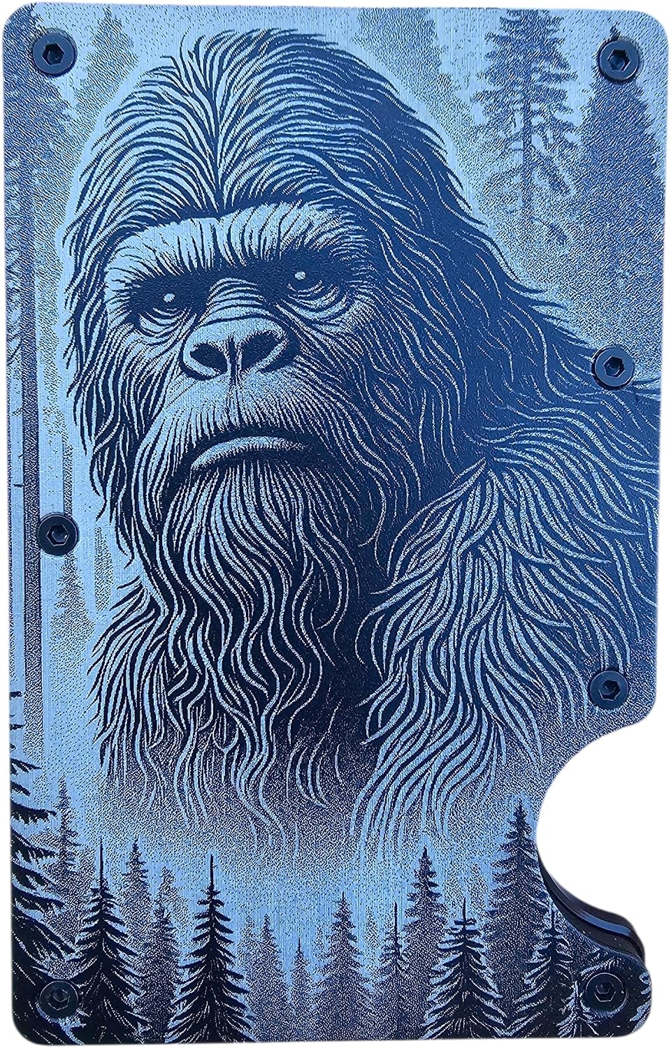 Laser Engraved Metal Wallet – RFID Blocking Slim Wallet for Men ...