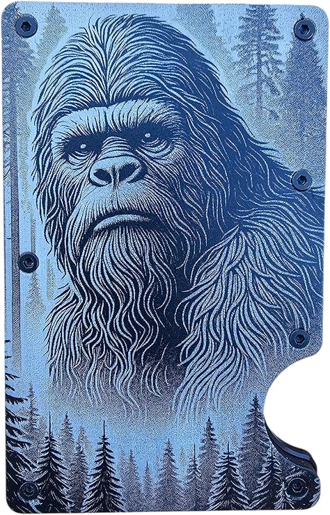Laser Engraved Metal Wallet – RFID Blocking Slim Wallet for Men ...