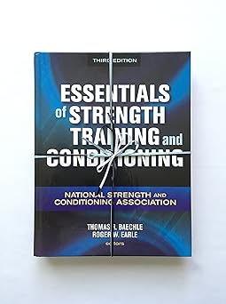 Amazon.com: Essentials of Strength Training and Conditioning - 3rd ...