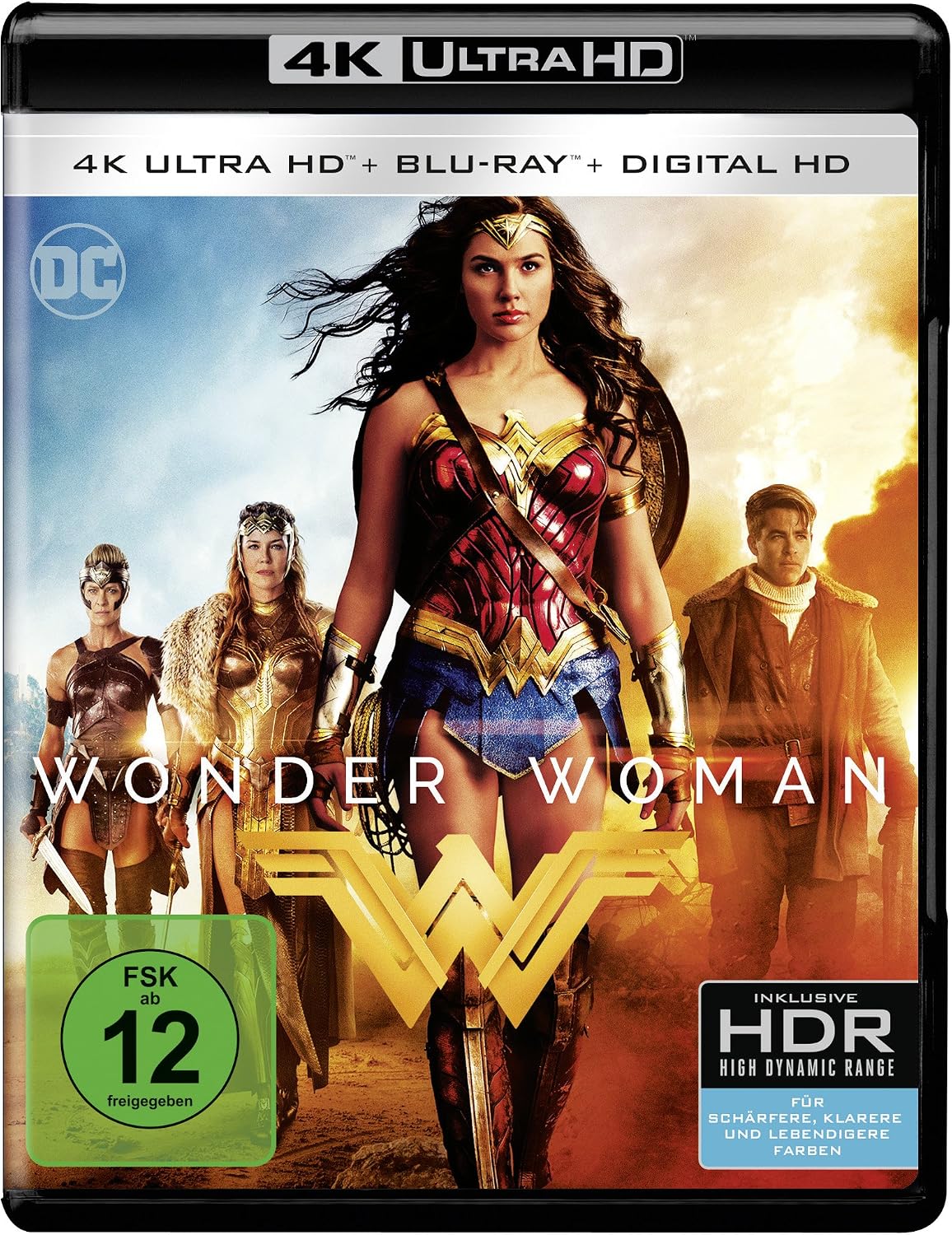 Wonder Woman - Movie [Blu-ray] [2017]: Amazon.co.uk: Gadot, Gal, Pine ...