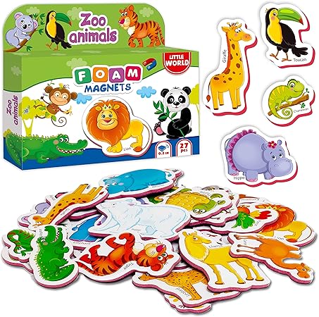 Little World 27 Magnet frigo Enfant - Aimant Enfant educatif - Magnet ...
