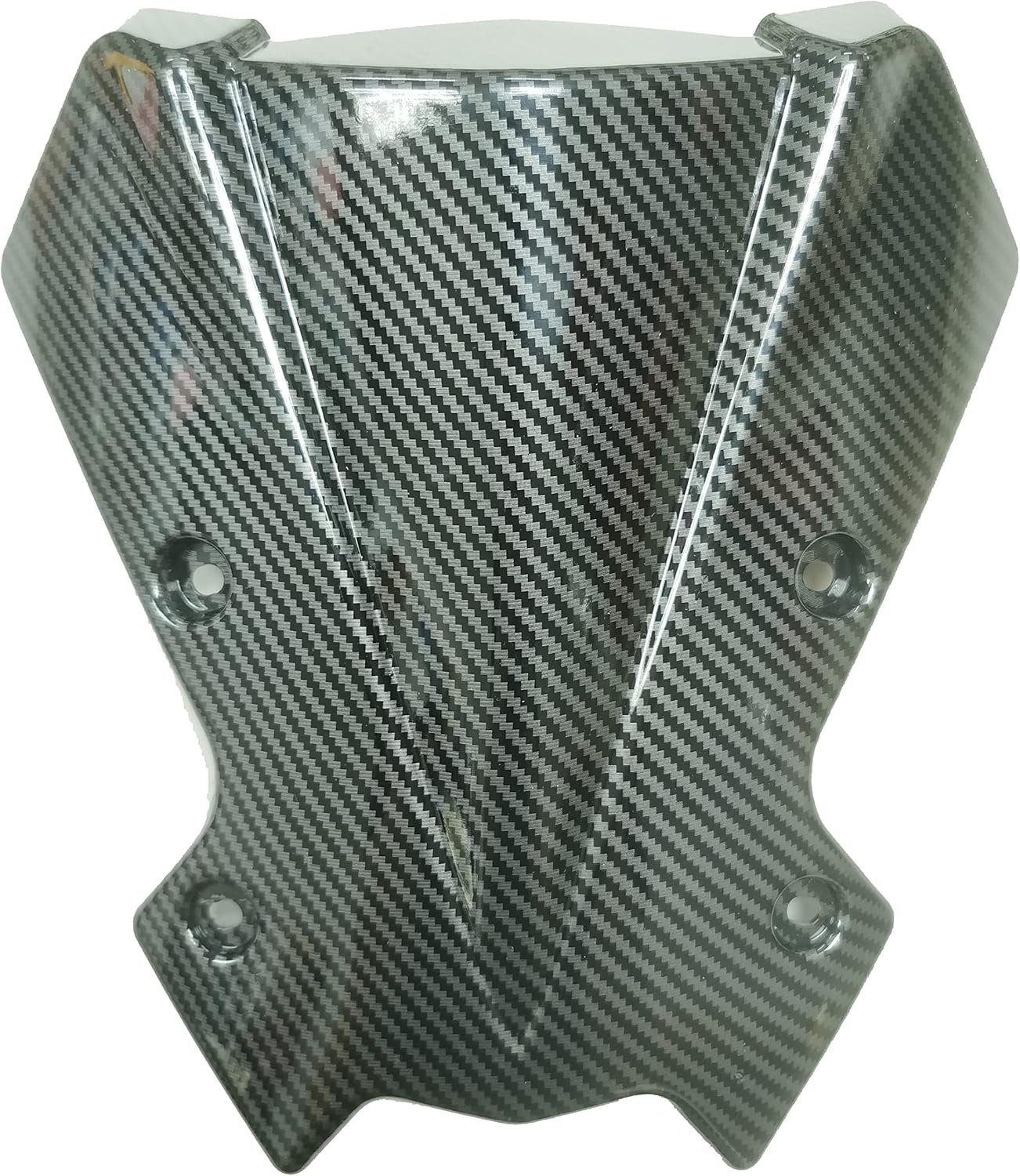 Amazon.com: Motorcycle Carbon Look Windshield Windscreen Visor Air Flow ...