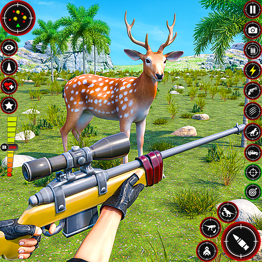 Deer Hunting Animal Shooting Games : Wild Dinosaur Hunter 3D Sniper ...