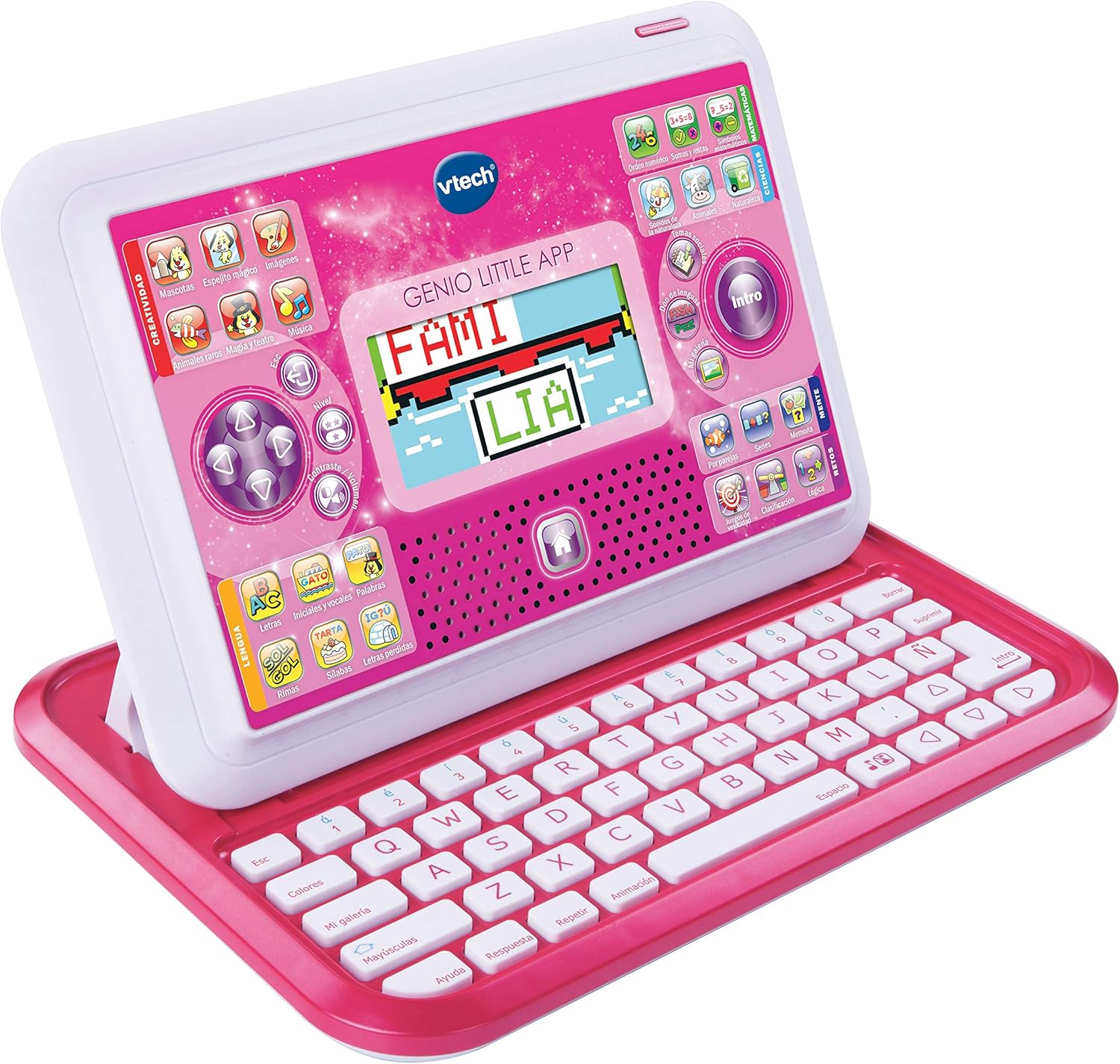 VTech - Genio Little App 2-in-1 Laptop & Tablet, Educational Computer ...