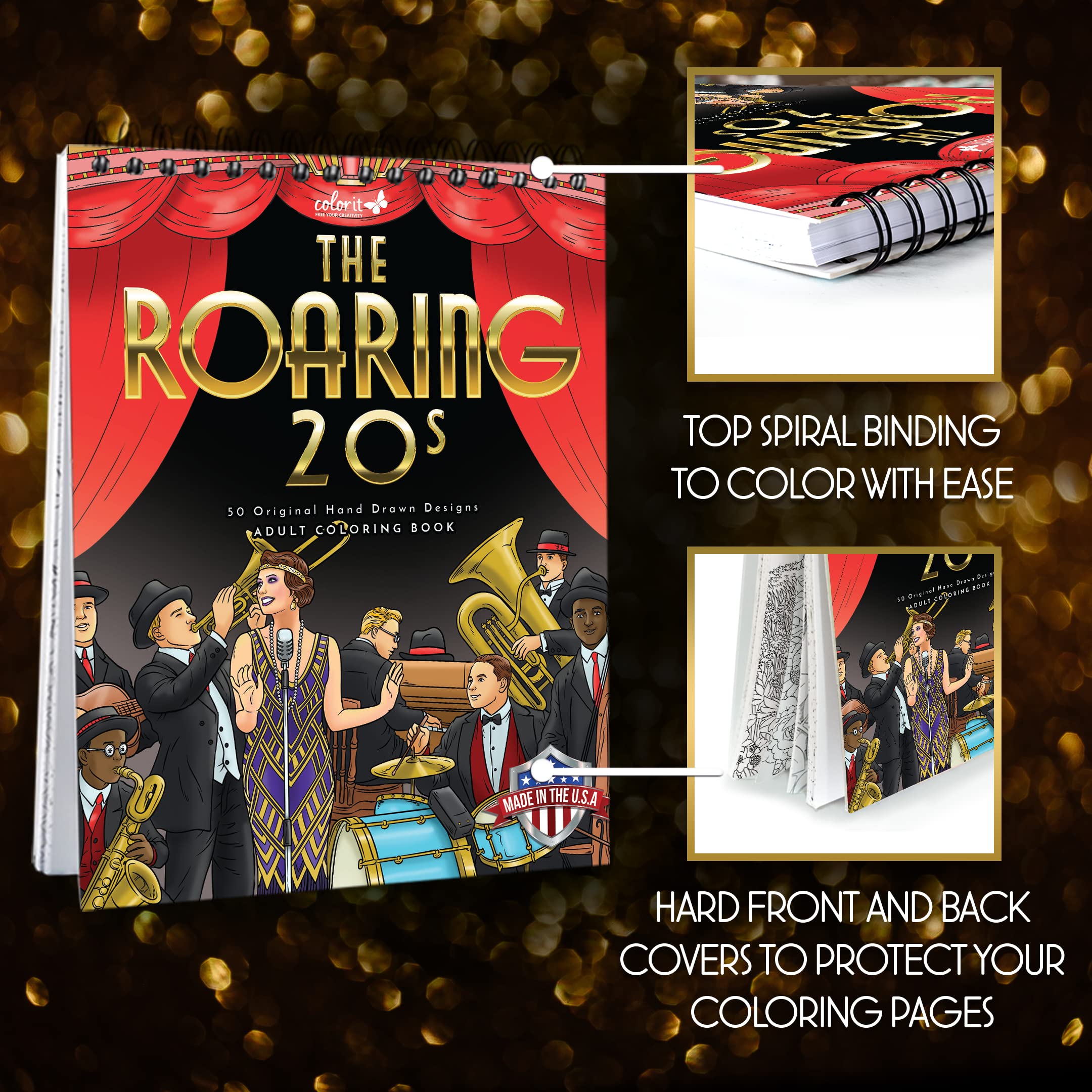 Roaring Twenties Notebook Pages For Coloring The Daily Heller: Telling