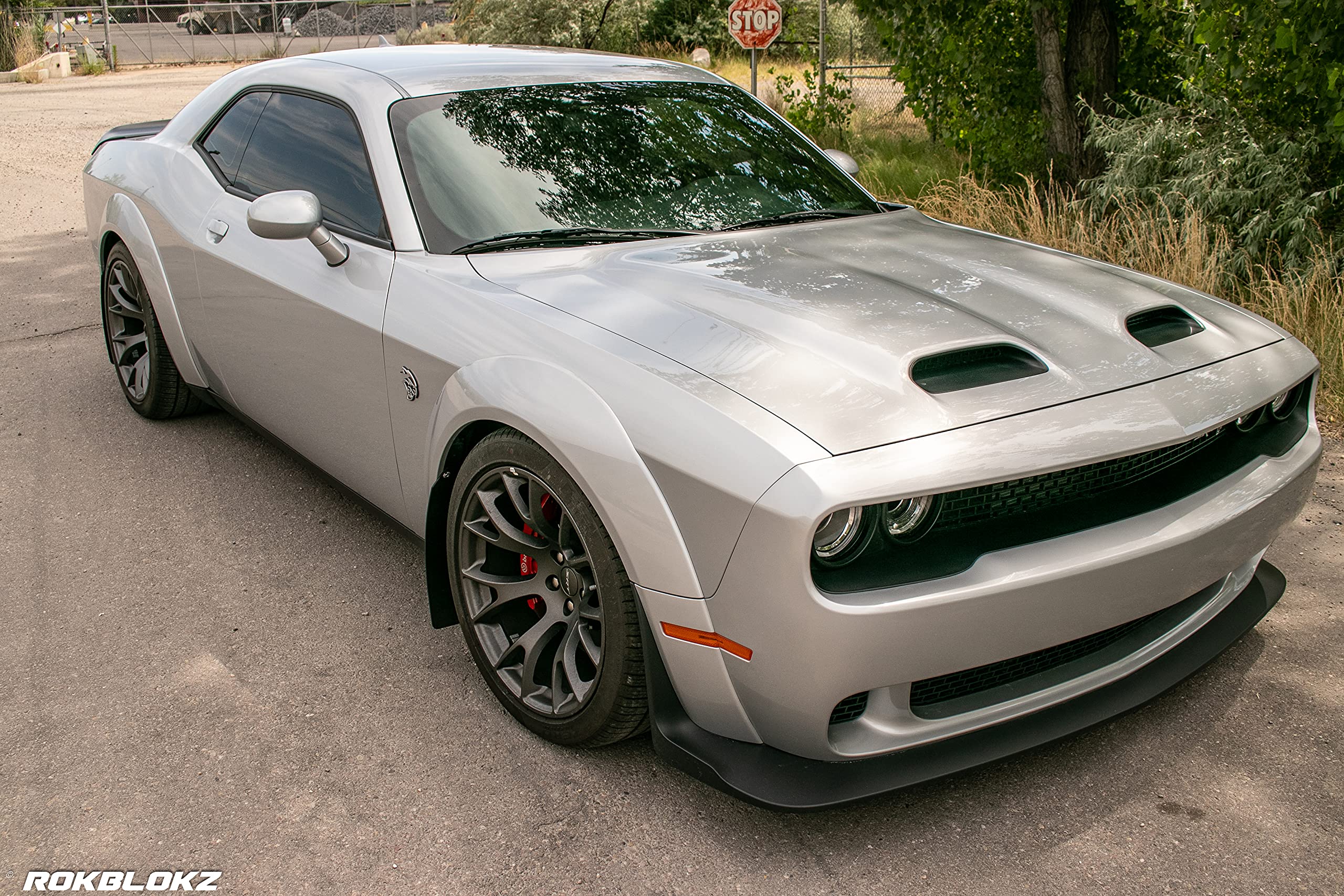RokBlokz Mud Flaps for 2018-2021 Dodge Challenger Widebody -(Set of 4 ...