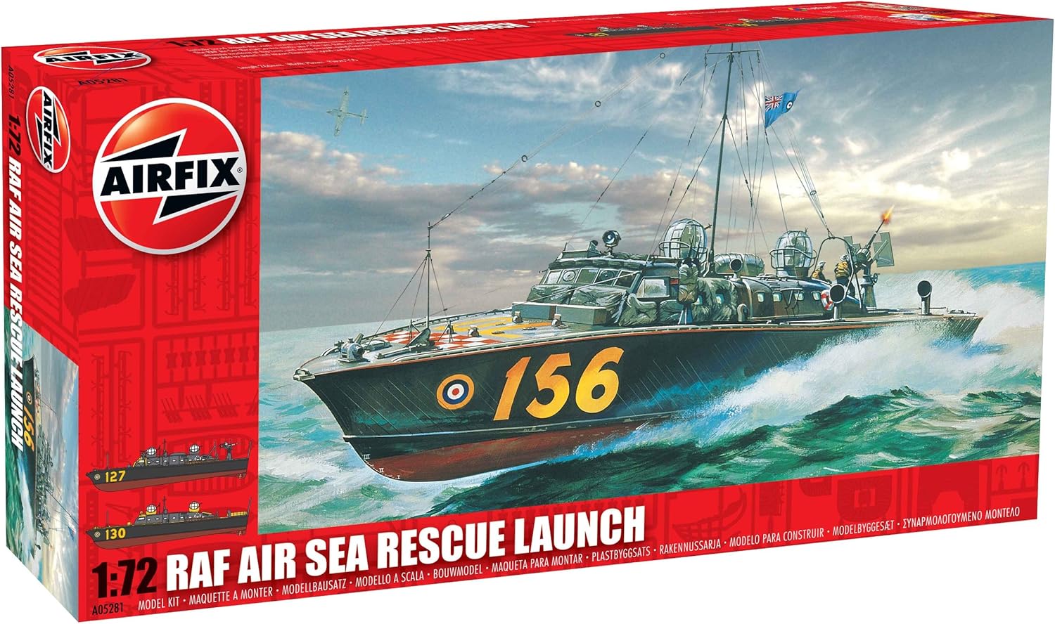 Airfix RAF Rescue Launch Building Kit, 1:72 Scale : Amazon.ae: Toys