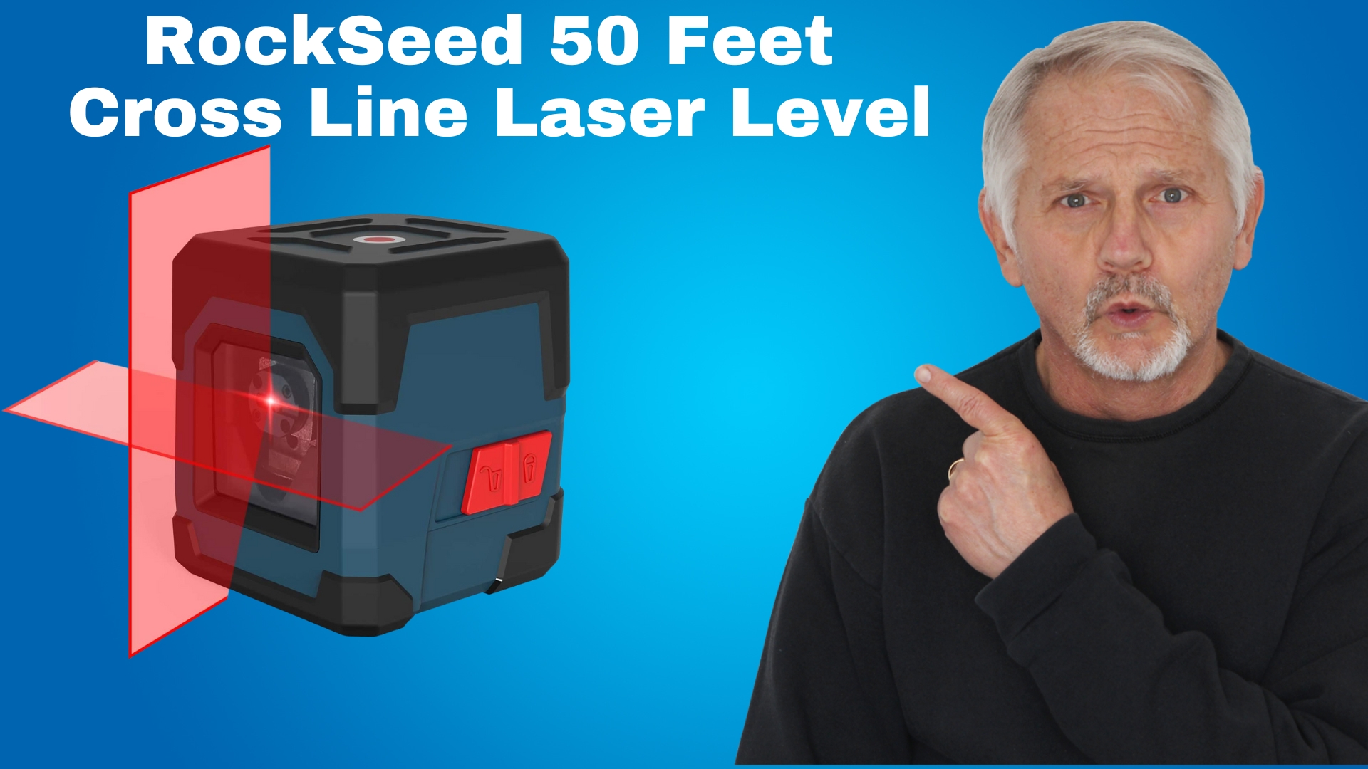 Watch Features of the RockSeed 50 Feet Cross Line Laser Level on Amazon ...