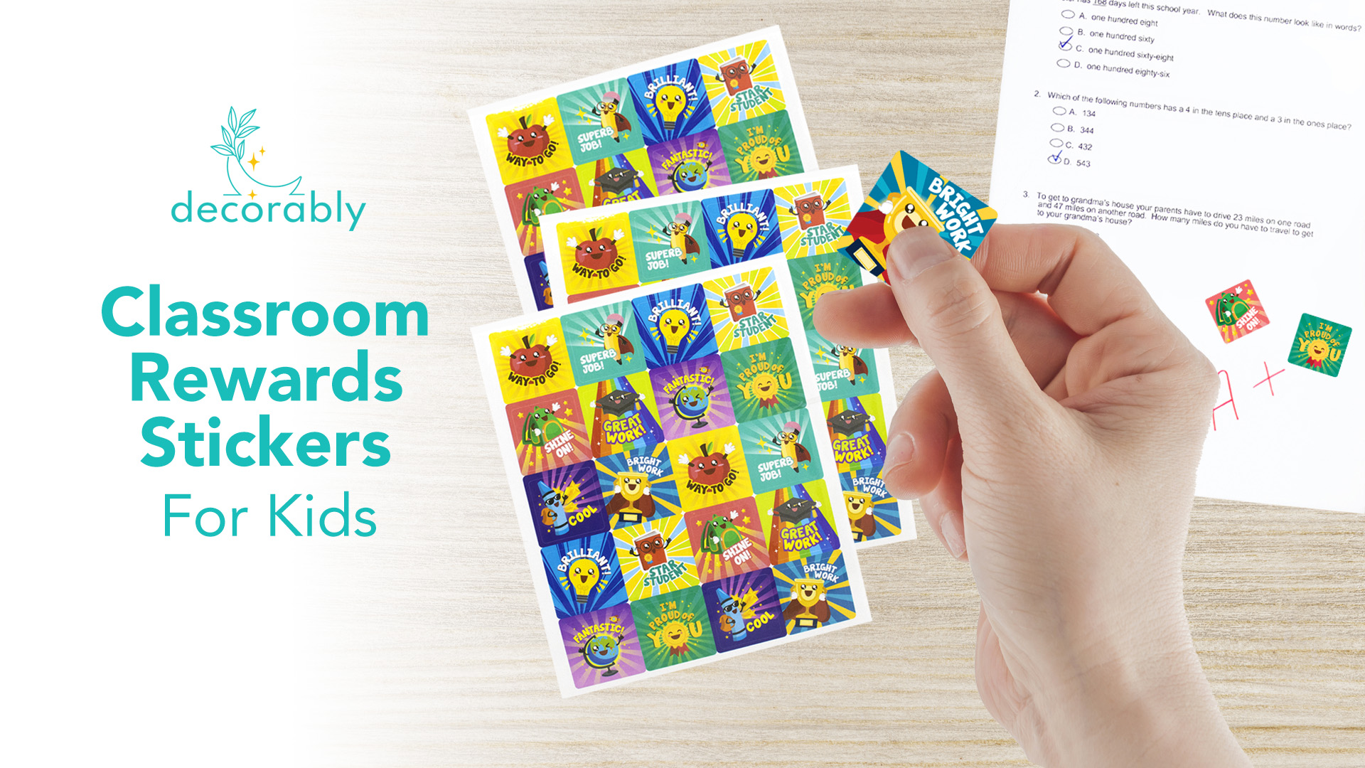 Smelly Stickers For Teachers Elementary Decorably 1,200 Star Teacher ...