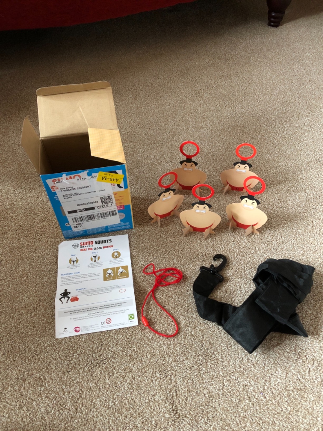 Sumo Squats! The Original Sumo Squat, Hook & Race Party Game. Family ...