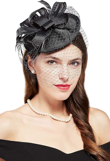 Amazon.com: funeral hats with veils