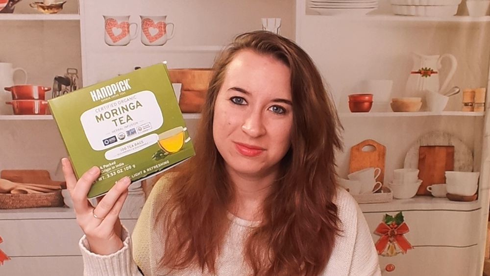 Watch Handpick Garden Fresh Teas Organic Moringa Tea Herbal on Amazon Live