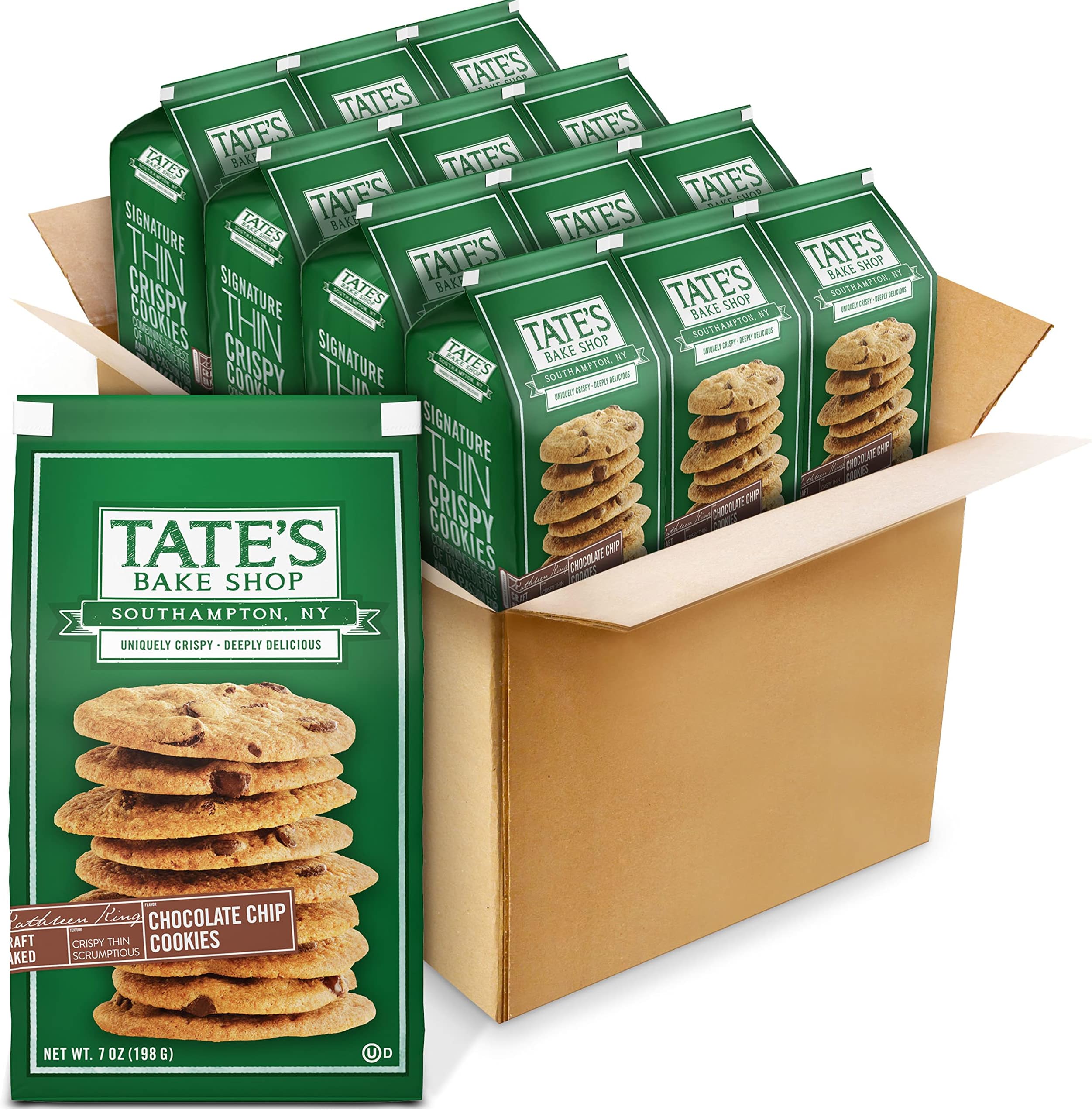 Amazon.com: Tate's Bake Shop Thin & Crispy Cookies, Butter Crunch, 7 ...