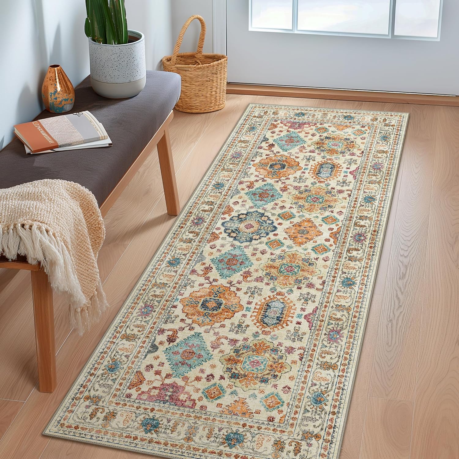Amazon.com: 2x5 Runner Rug Non Slip, Machine Washable Rug Runners for ...