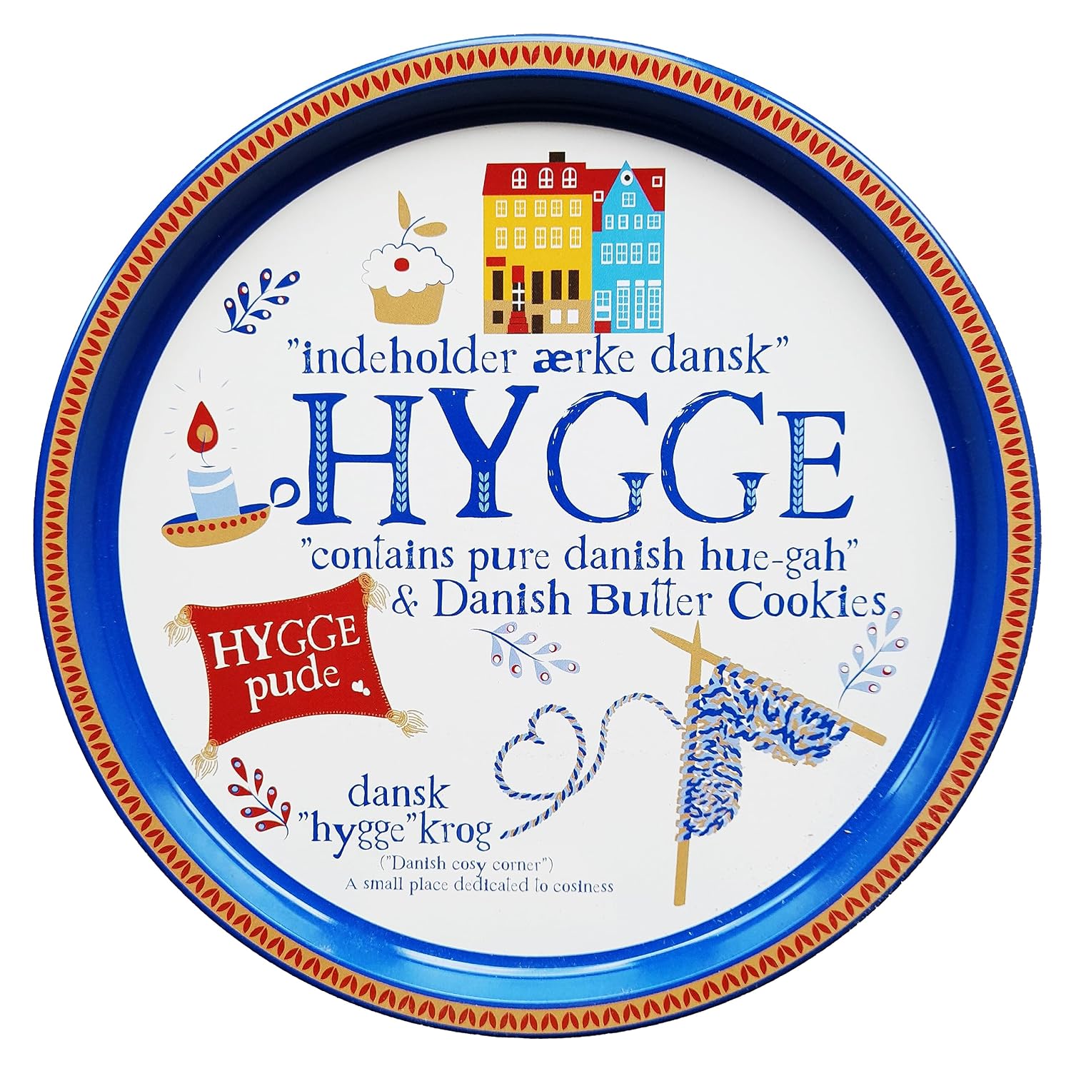 Hygge Butter Cookies Mürbteigkekse Mit Butter Teilweise Mit ...