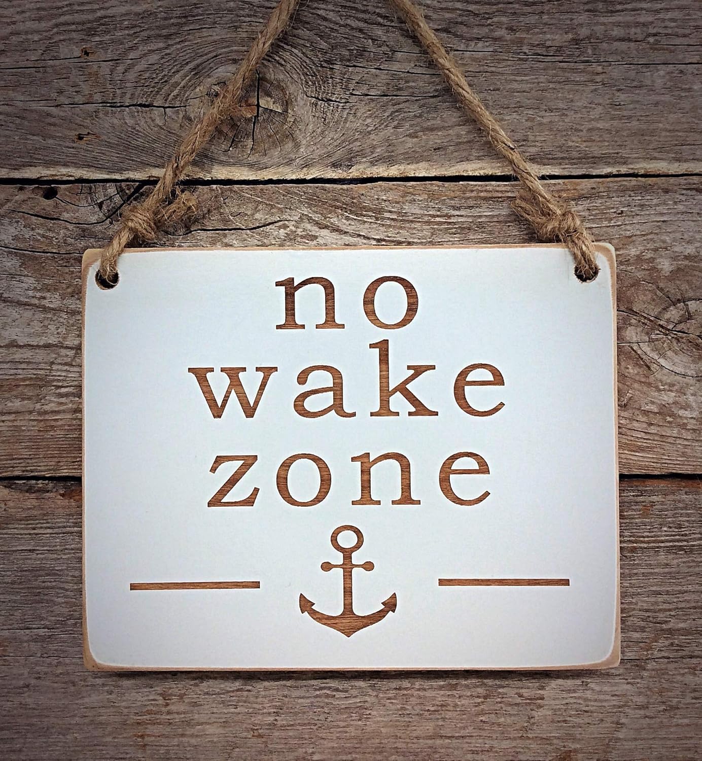 Amazon.com: No Wake Zone - Baby Shower Gift - Nursery Sign - Baby ...