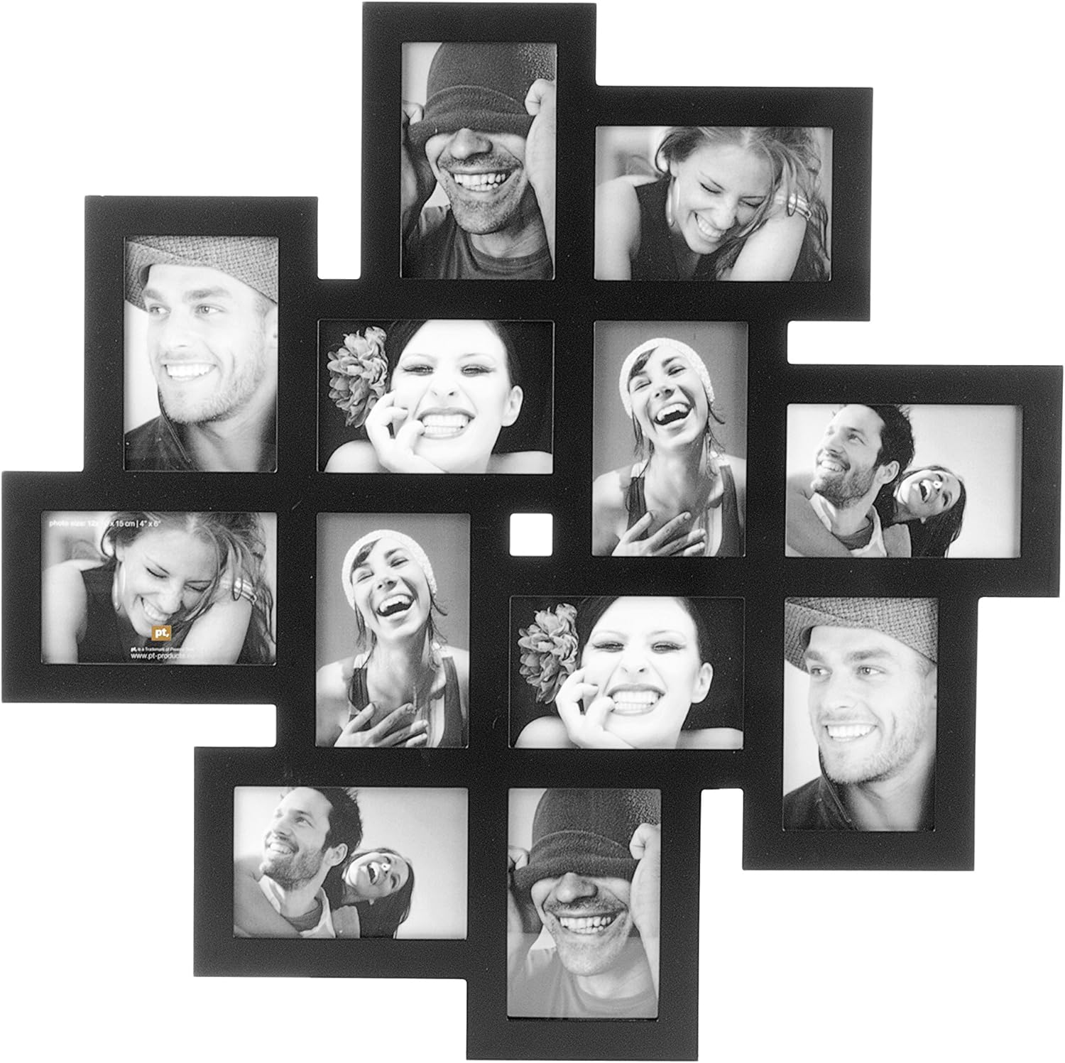 Pt Photo Frame Cluster MDF, Large, Black : Amazon.co.uk: Home & Kitchen