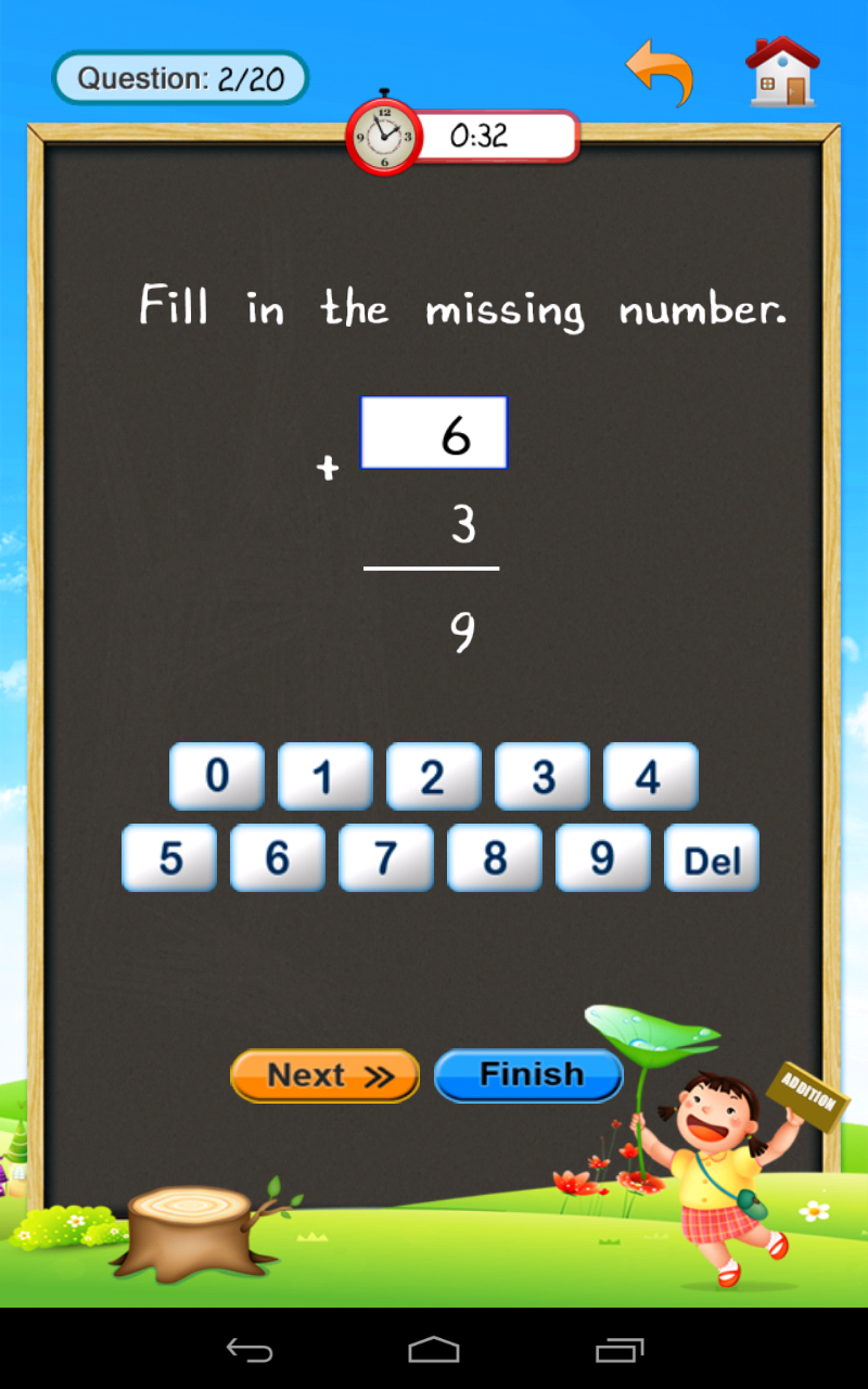 Addition for the 2nd grade - App on Amazon Appstore