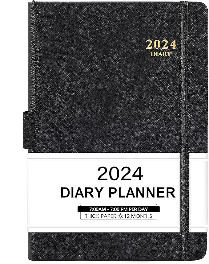 Diary 2024 - Diary 2024 Day to Page with Monthly Tabs, from January ...