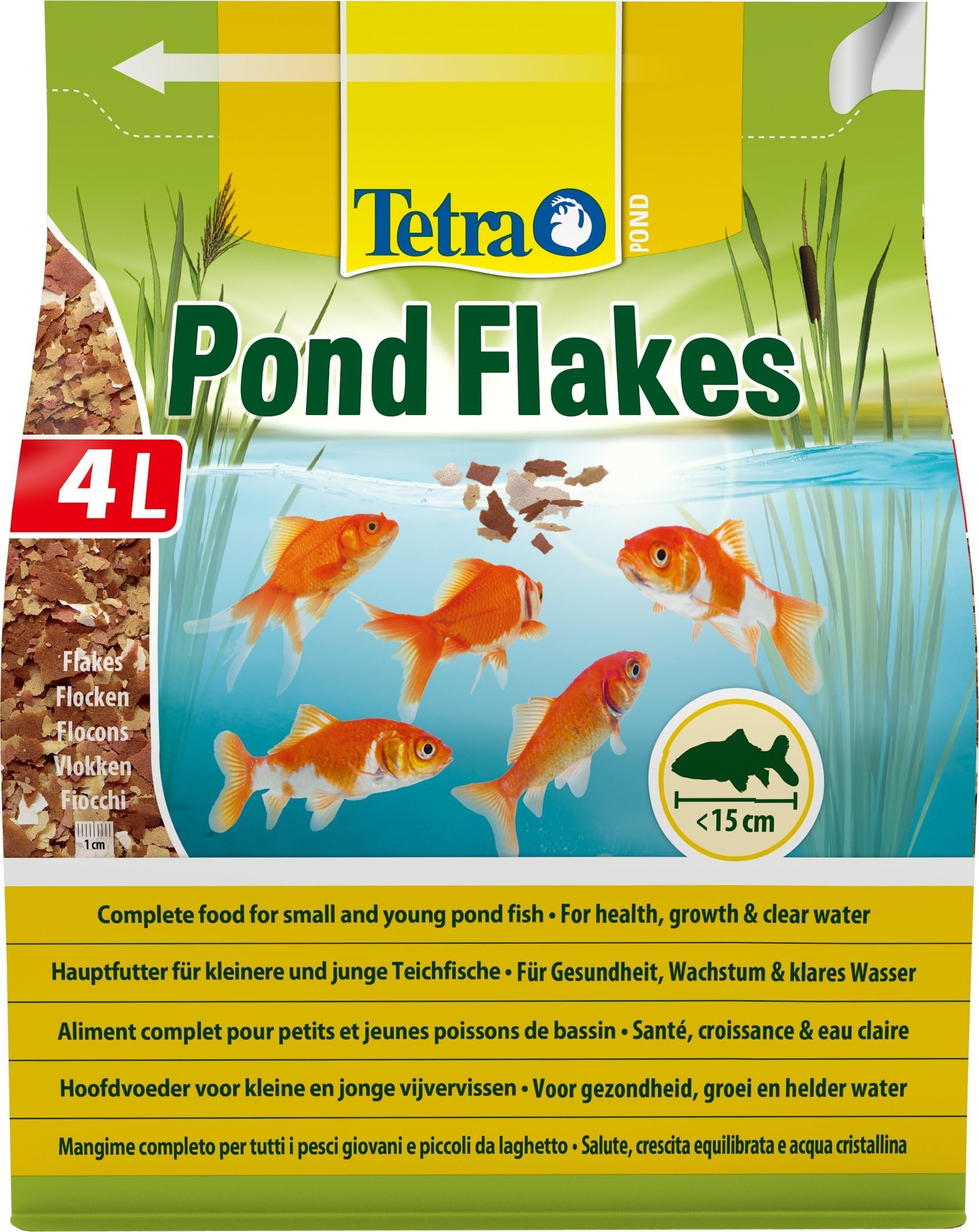 Supa Value Pond Flake Fish Food, 3 Litre Bucket | Premium Quality Koi ...