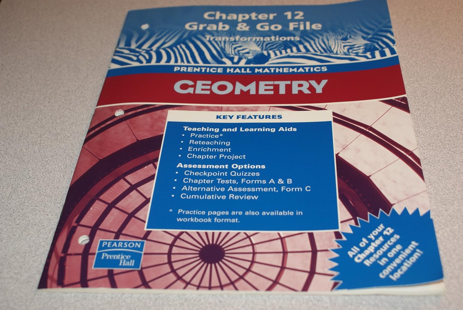 Geometry, Chapter 12 Grab & Go File:Transformations (Prentice Hall ...