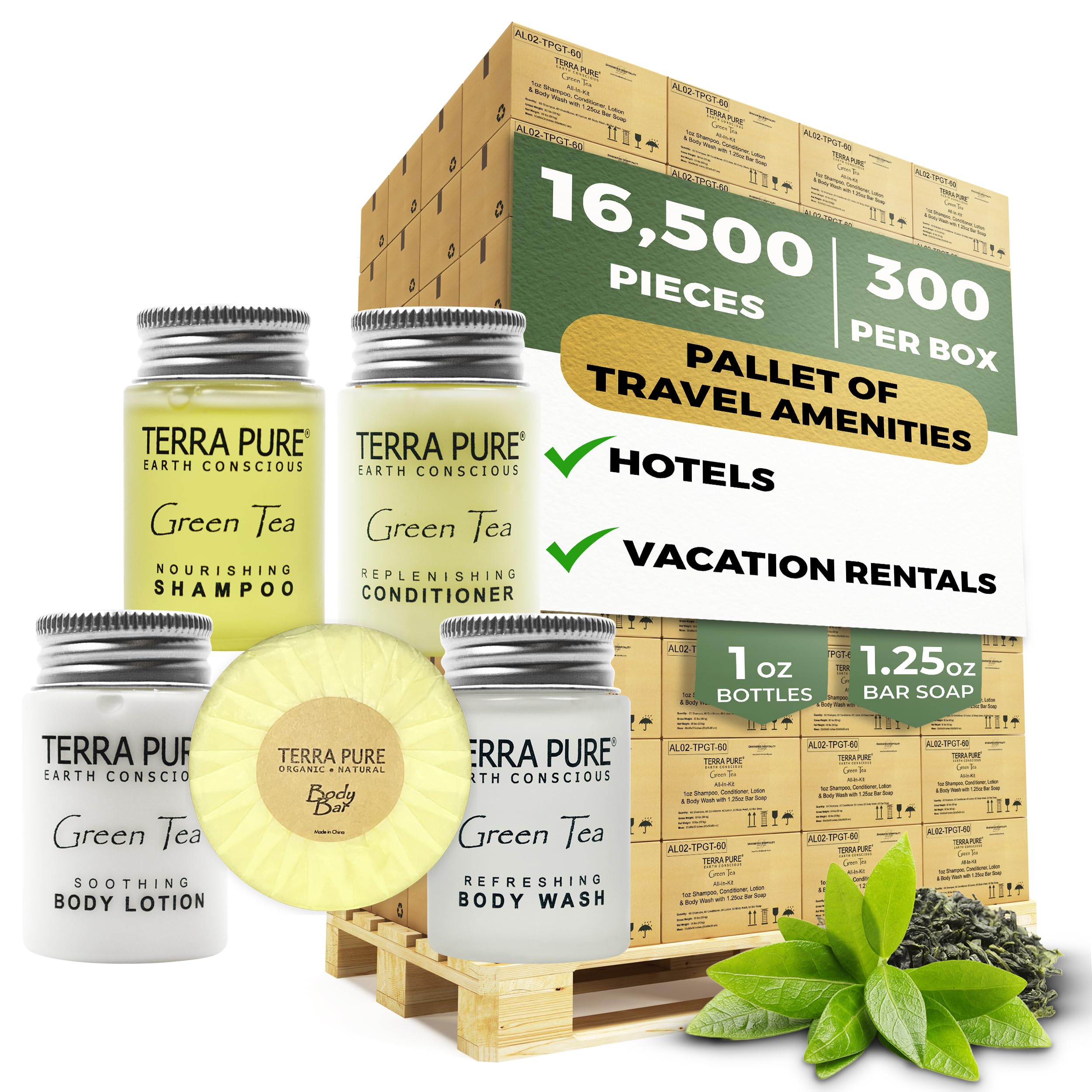 Amazon.com : Terra Pure Hotel Soaps and Toiletries Bulk Set | 1-Shoppe ...