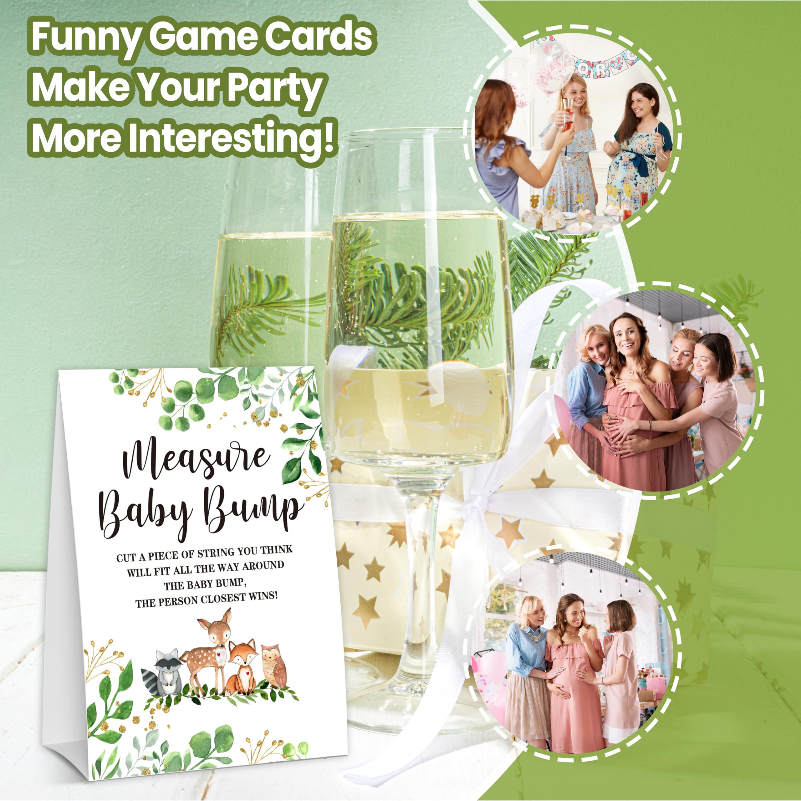Dinosaur Games Woodland Who's My Mommy Baby Shower Game, Woodland ...