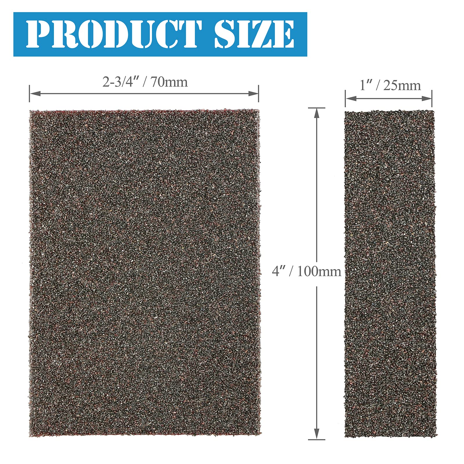 Snapklik.com : 8Pcs 36 Grit Sanding Blocks, Coarse Sanding Sponge ...