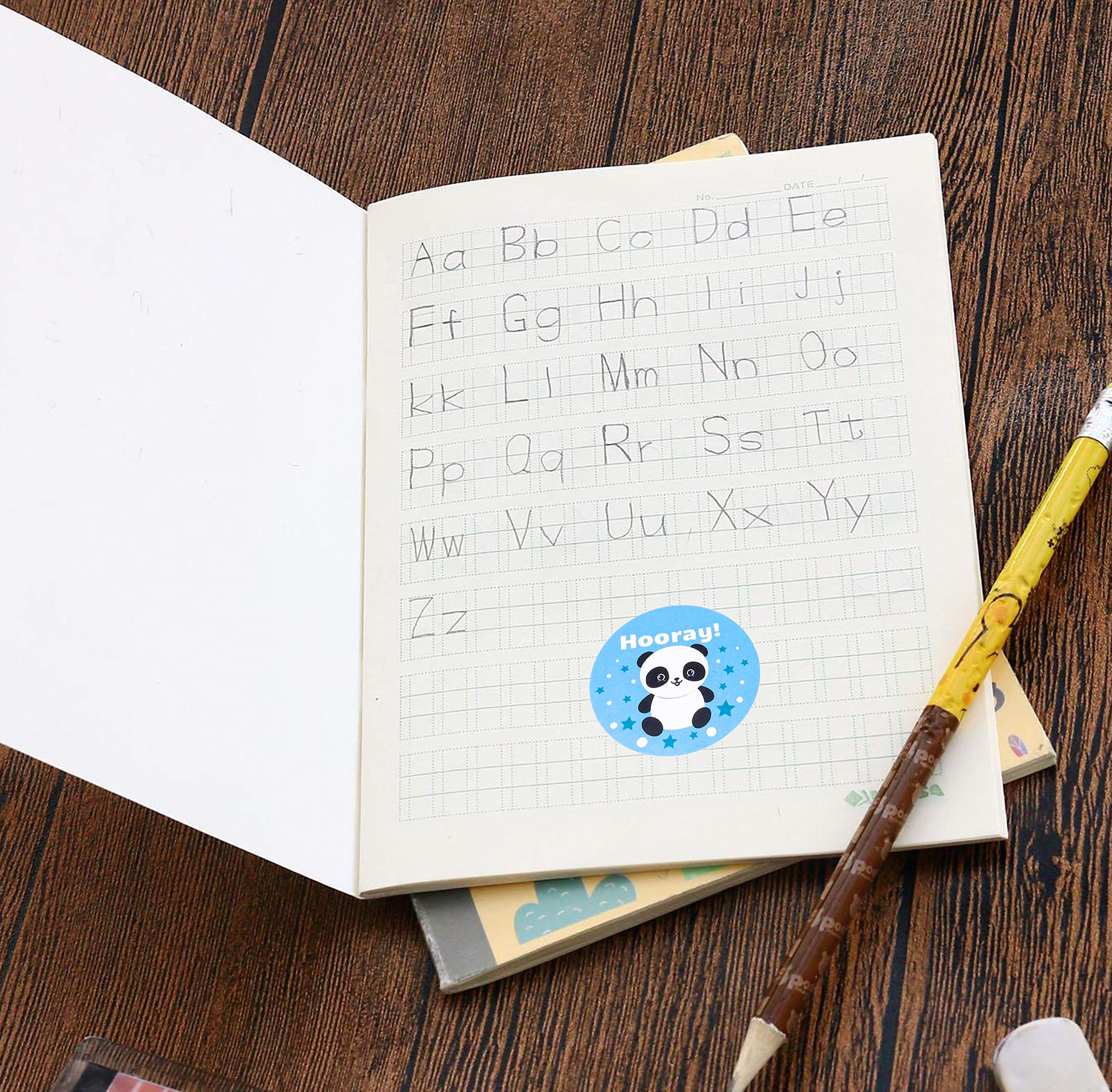 1000 Stickers for Kids in A Roll - Teacher Reward Stickers 1.5 Inch ...