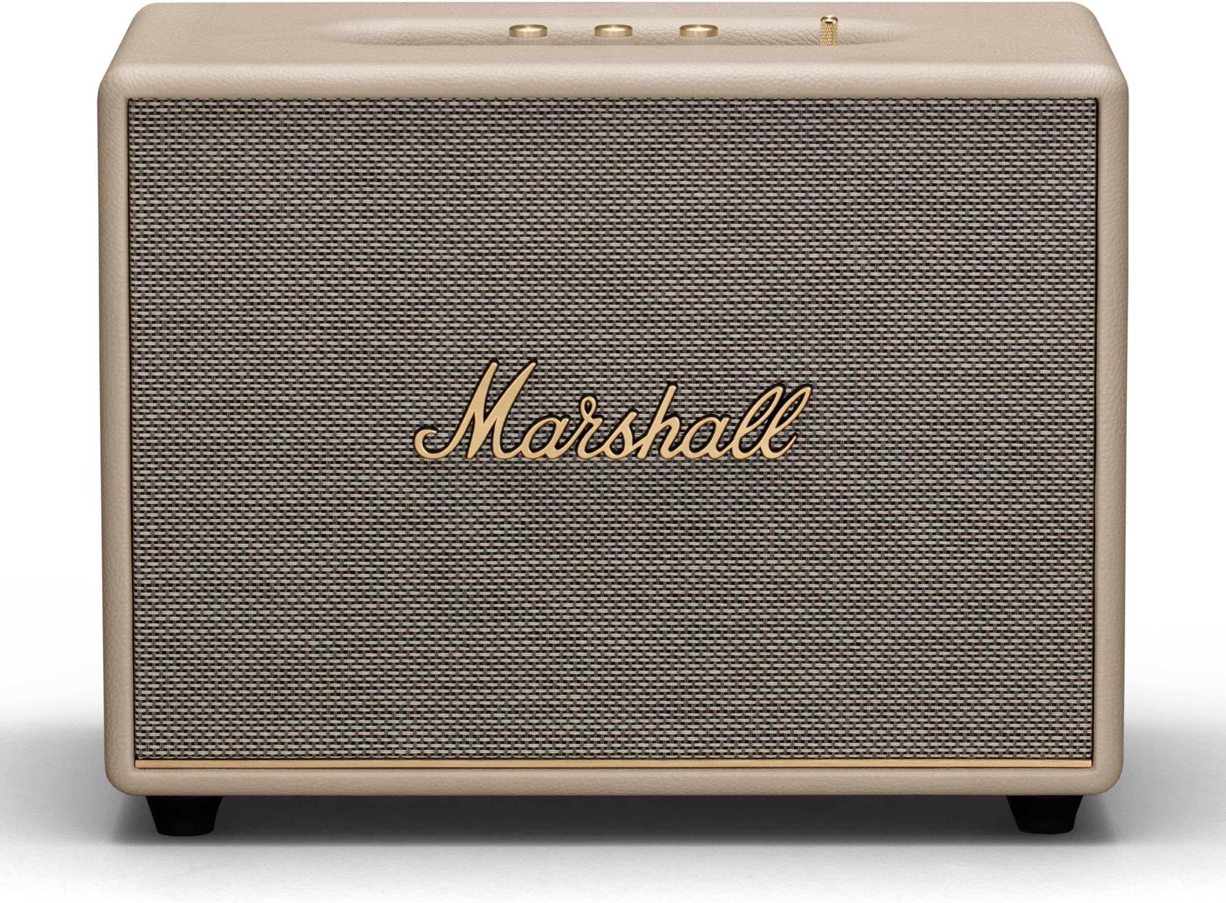 Marshall Woburn III Bluetooth Speaker, Wireless - Cream : Amazon.co.uk ...