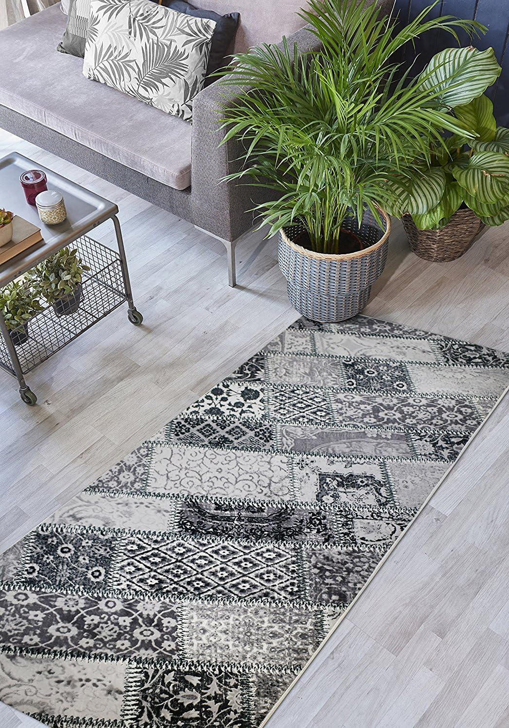Amazon.com: Custom Size Hallway Runner Rug, Slip Resistant, 31 inch ...