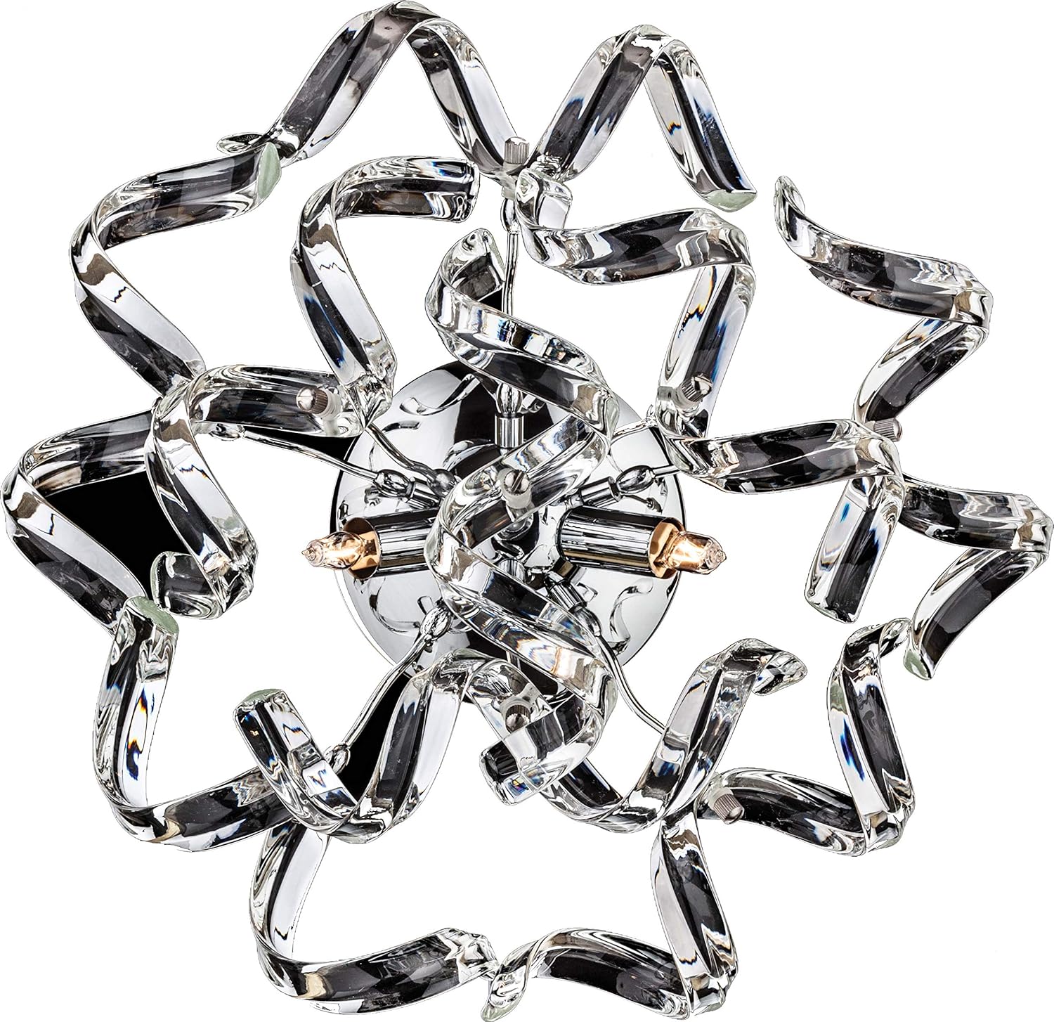 Buy TISVA SVATIKA WG2002 Borosilicate Glass Branches With Chrome Base buy-tisva-svatika-wg2002-borosilicate-glass-branches-with-chrome-base