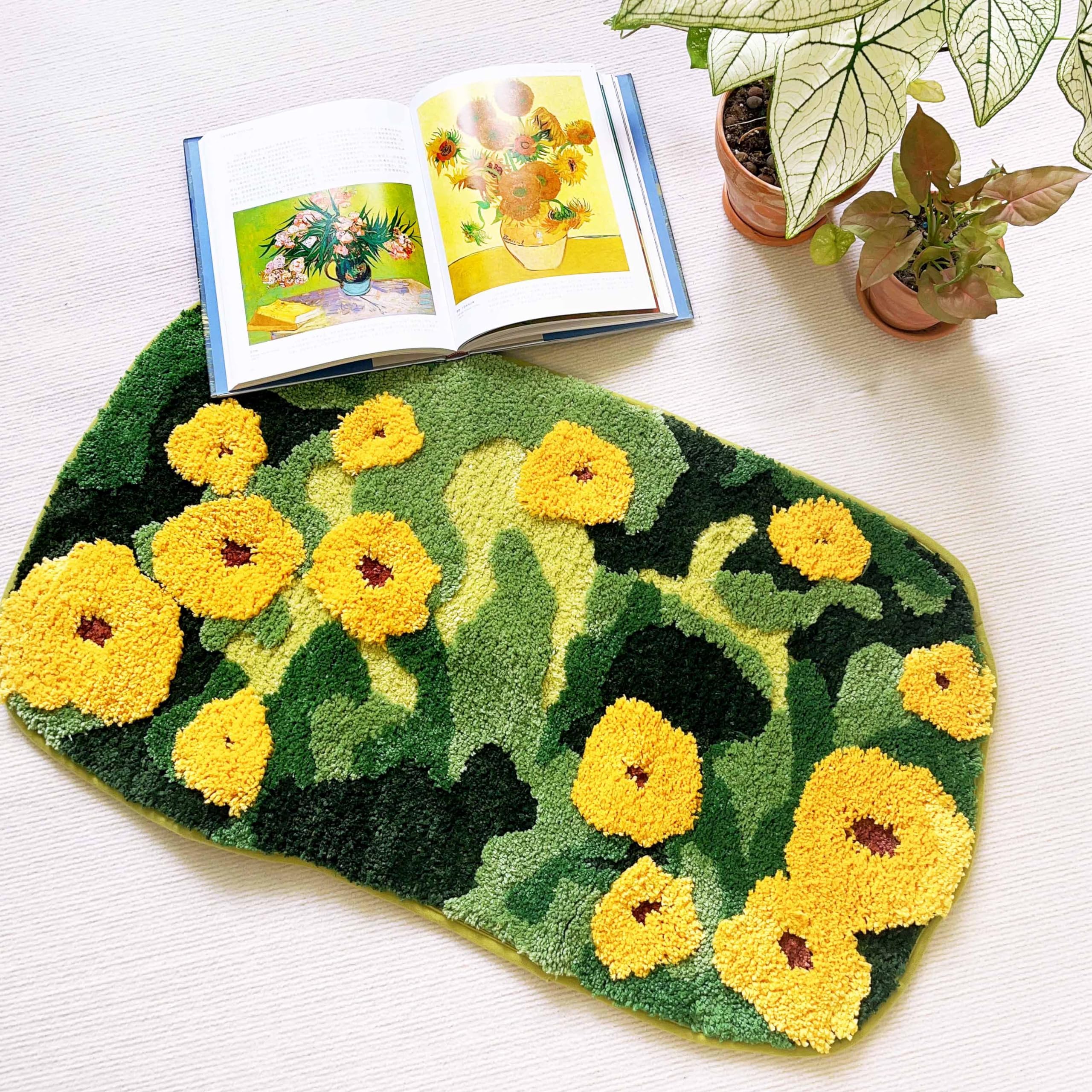 Amazon.com: ZSHIFANG Soft Shag 3D Stereo Moss Tufted Rug 20"×35" Cute ...