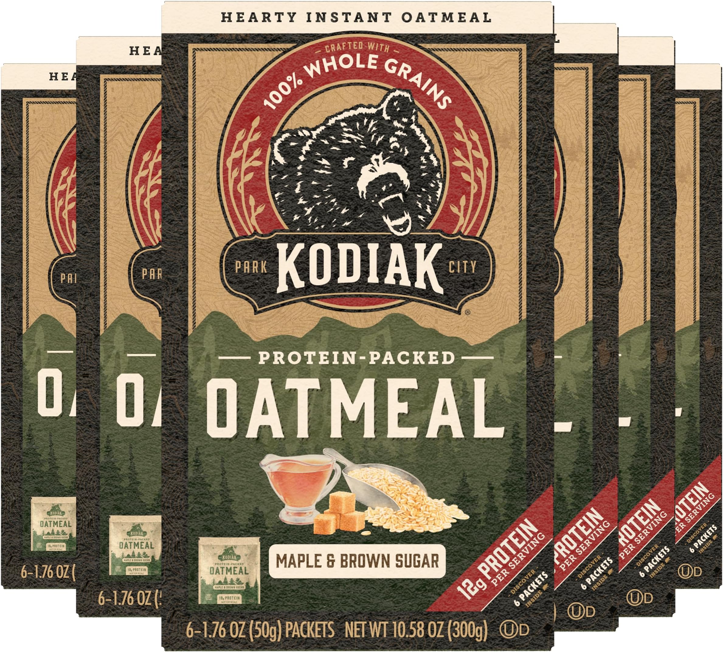 Amazon.com: Kodiak Instant Oatmeal Packets, Maple Brown Sugar, High ...