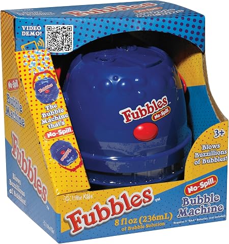 Amazon.com: Little Kids Fubbles No-Spill Bubble Machine : Toys & Games