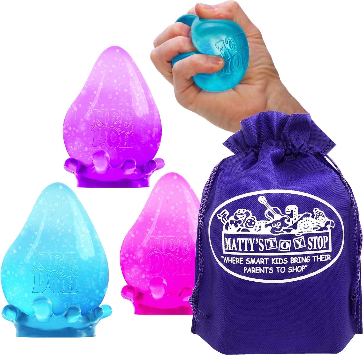 Amazon.com: Schylling Nee Doh Dream Drop...Translucent Groovy Glob ...