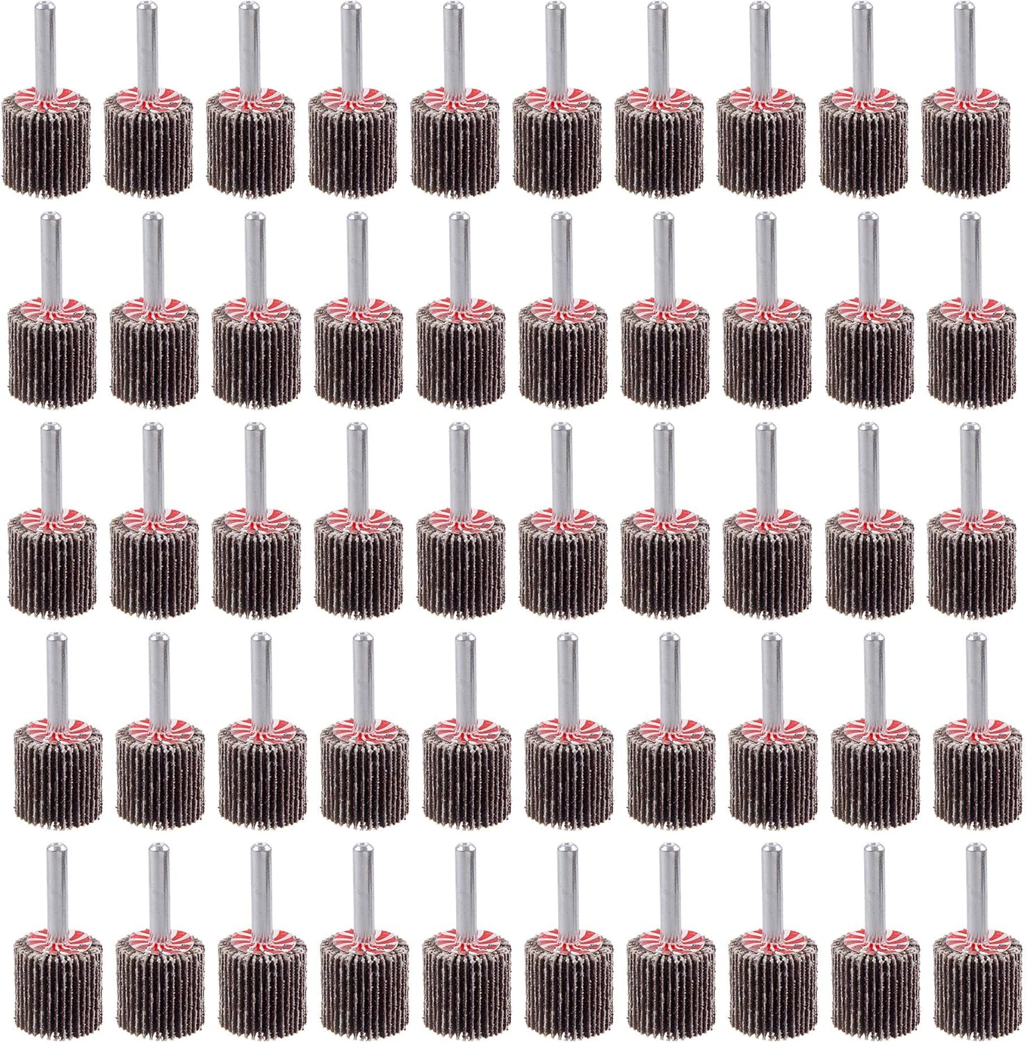 Amazon.com: Mixiflor 50 Pack Abrasive Flap Wheel Sande,1" x 1" x 1/4 ...