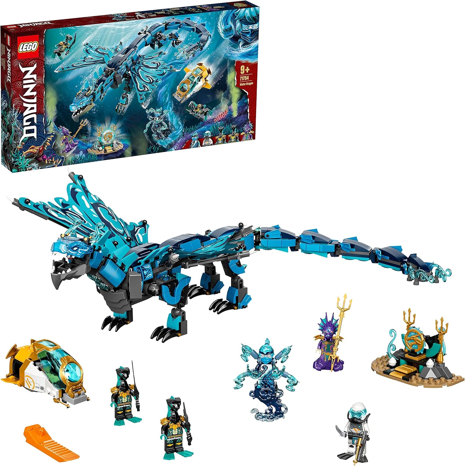 Amazon.co.jp: レゴ(LEGO) ニンジャゴー ウォータードラゴン 71754 おもちゃ 忍者 にんじゃ ドラゴン 男の子 9歳 ...
