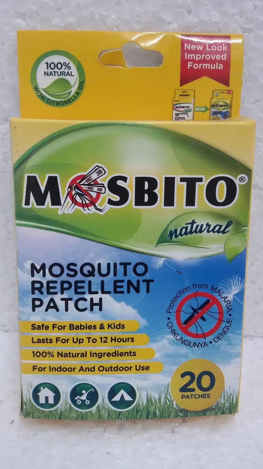 Mosbito Mosquito Repellent Patch - 20 (Pack of 5) : Amazon.in: Baby ...