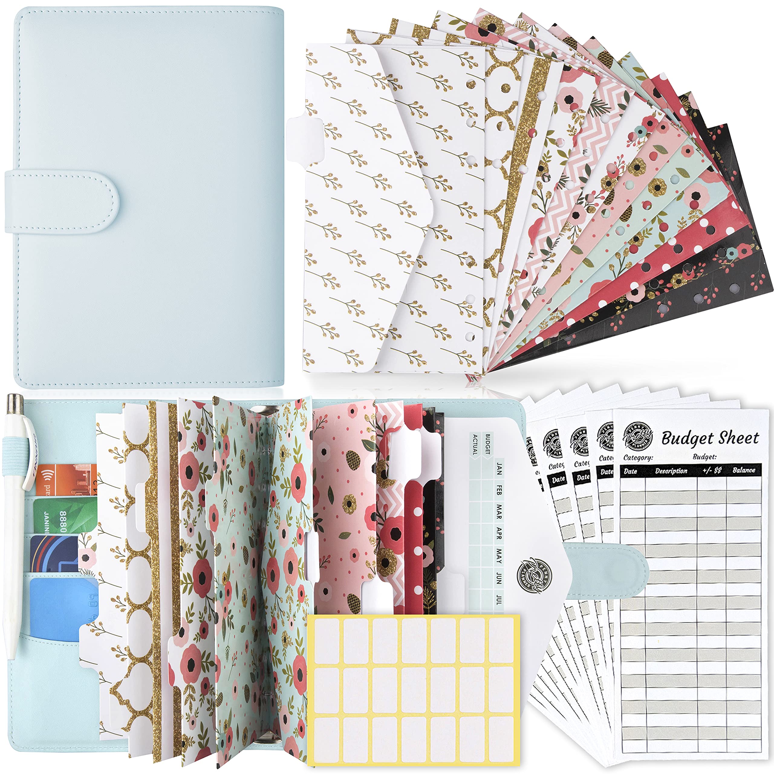 Buy A6 Binder And Budget Envelopes Bonus Stickers Budget Binder With