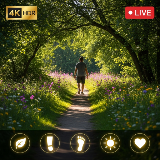 Man Walking on Summer Path 4K – Relax Nature Walk Fire TV:Amazon.de:Appstore for Android