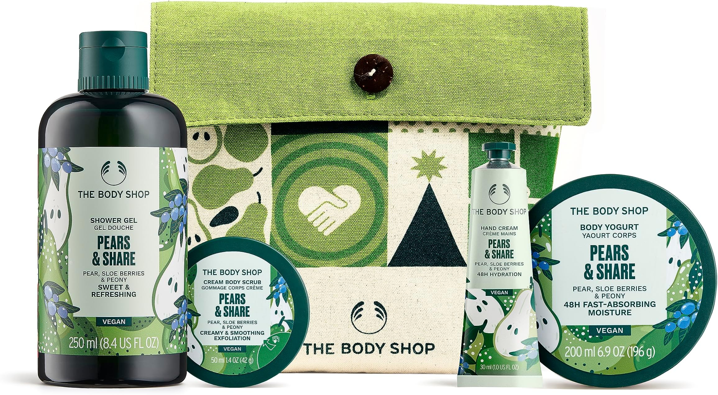 Amazon.com : The Body Shop Pears & Share Essential Body Care Holiday ...