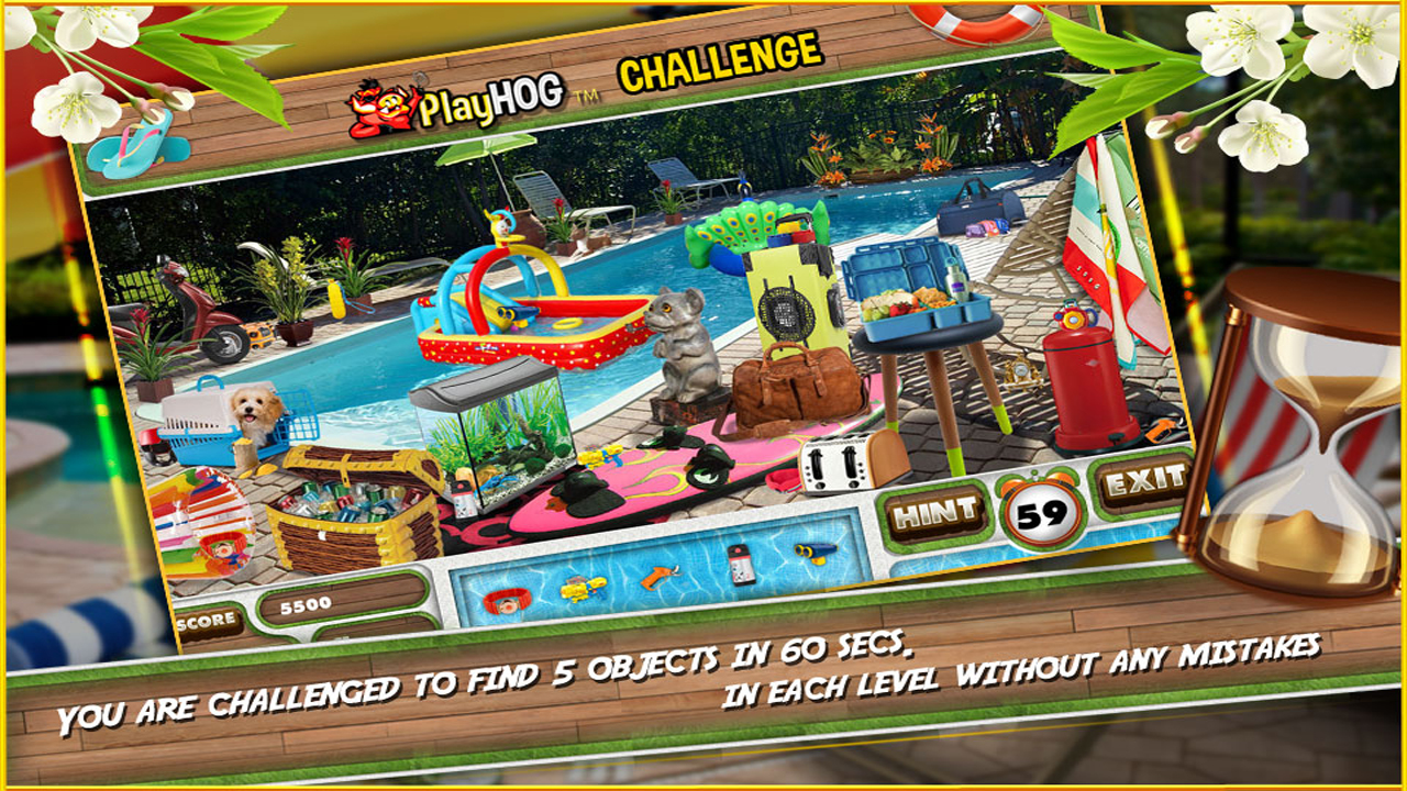 Pool Side - Hidden Object Challenge # 319 - App on Amazon Appstore