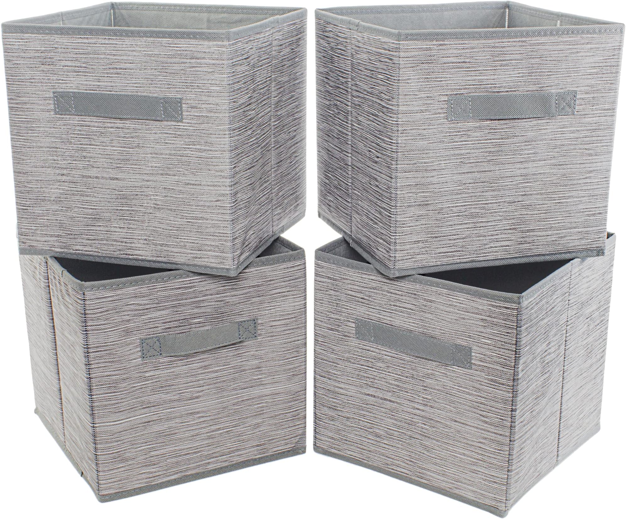 Clay Roberts Foldable Storage Cubes/ Boxes, 25cm x 25cm x 25cm, Pack of ...