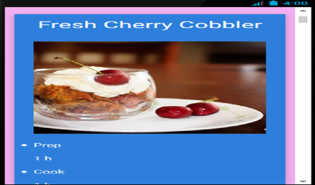 Quick and Easy Dessert Recipes - App on Amazon Appstore